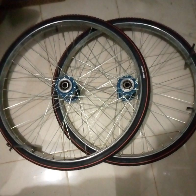 Jual roda becak tanpa as sepasang kiri kanan | Shopee Indonesia