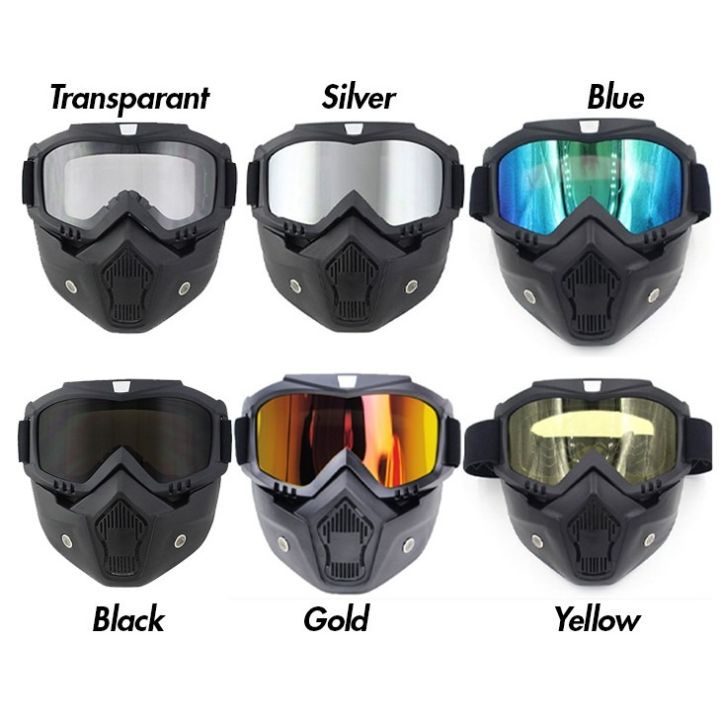 Jual Topeng Helm Motor Google Mask Helm Masker Google / Google Glasses ...
