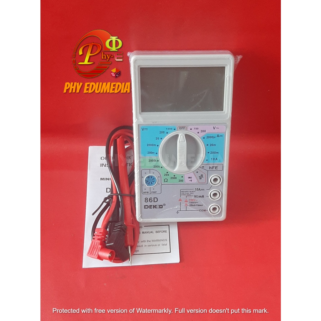 Jual Multitester Digital / Multimeter Digital / Avometer Digital ...