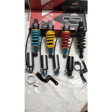 Jual monoshock/shockbreaker belakang DKT tabung pisah model nitron 255mm ninja rr/Sonic old plus ...