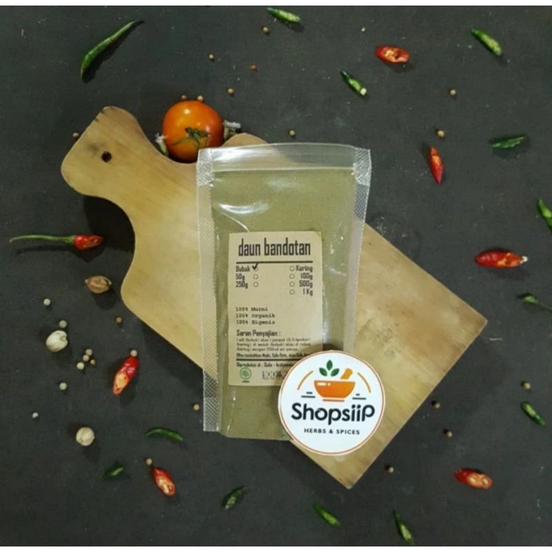 Jual DAUN BANDOTAN ASLI / KEBUN / LEGETAN / WEDUSAN BUBUK 250 GRAM ...