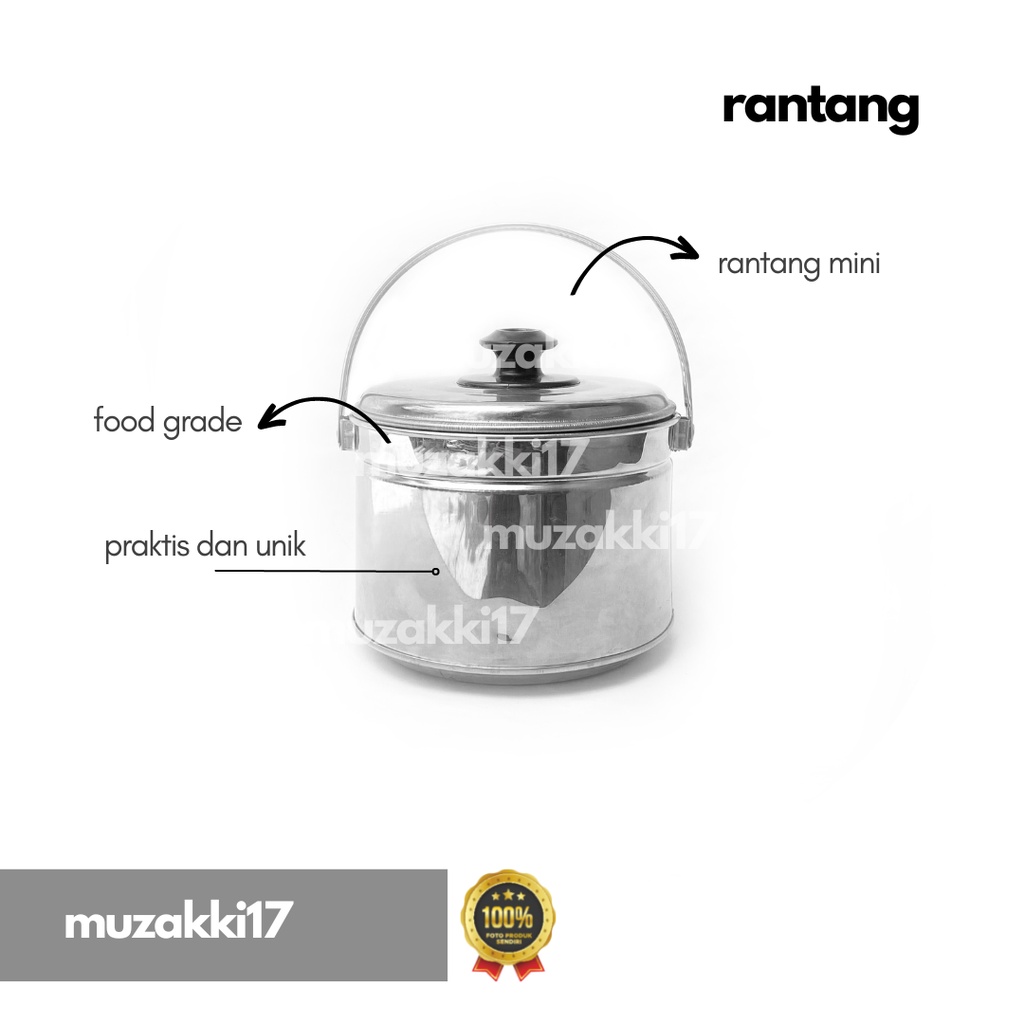 Jual Rantang Tunggal/ Soto Mini 14 cm | Shopee Indonesia