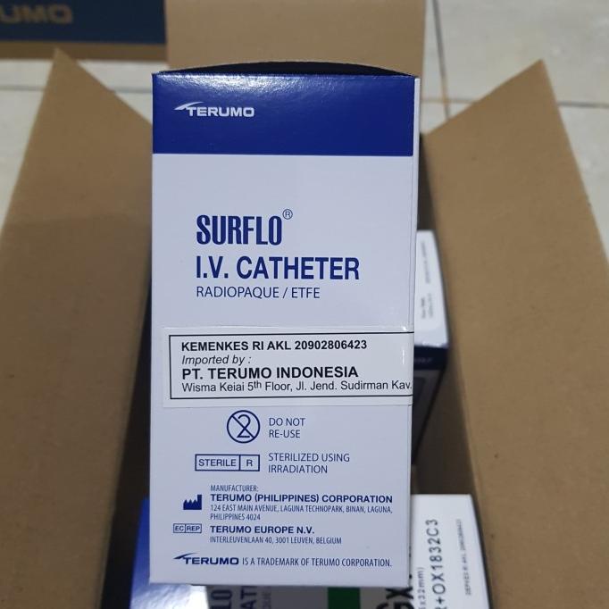 Jual Iv Catheter 18 Terumo / Surflo 18 Terumo / Iv Catheter Surflo ...