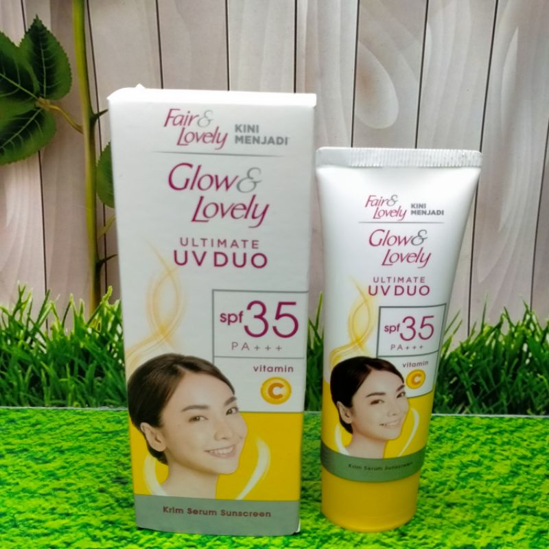 Jual FAIR LOVELY GLOW LOVELY ULTIMATE UV SPF 35 VITAMIN C KRIM SERUM ...