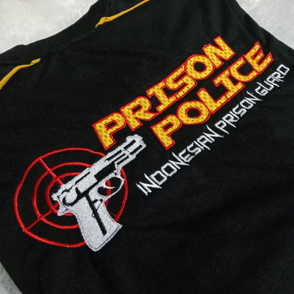 Jual Kaos PDL Prison Police Terbaru / Kaos PDL POLSUSPAS Hitam / Kaos ...