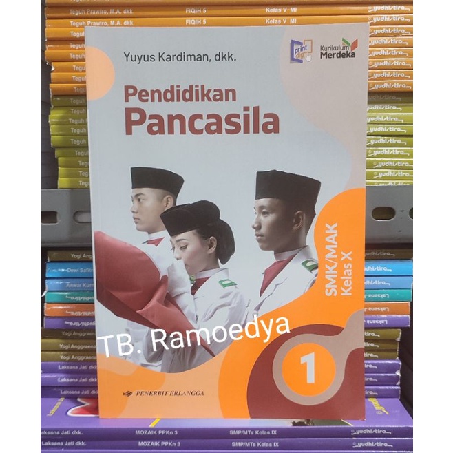 Jual Buku Pendidikan Pancasila untuk SMK/MAK kelas X Erlangga Kurikulum Merdeka | Shopee Indonesia