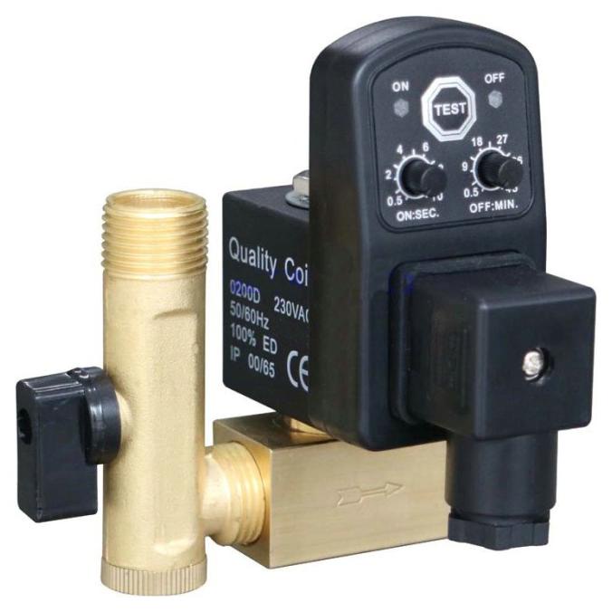 Jual Electric Solenoid Valve 1/2" Timer Auto Drain 16Bar Split Body ...