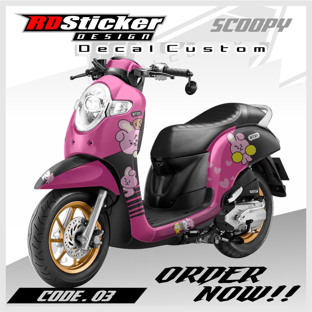 Jual decal sticker scoopy chooky (bisa untuk all scoopy. chat saja ...