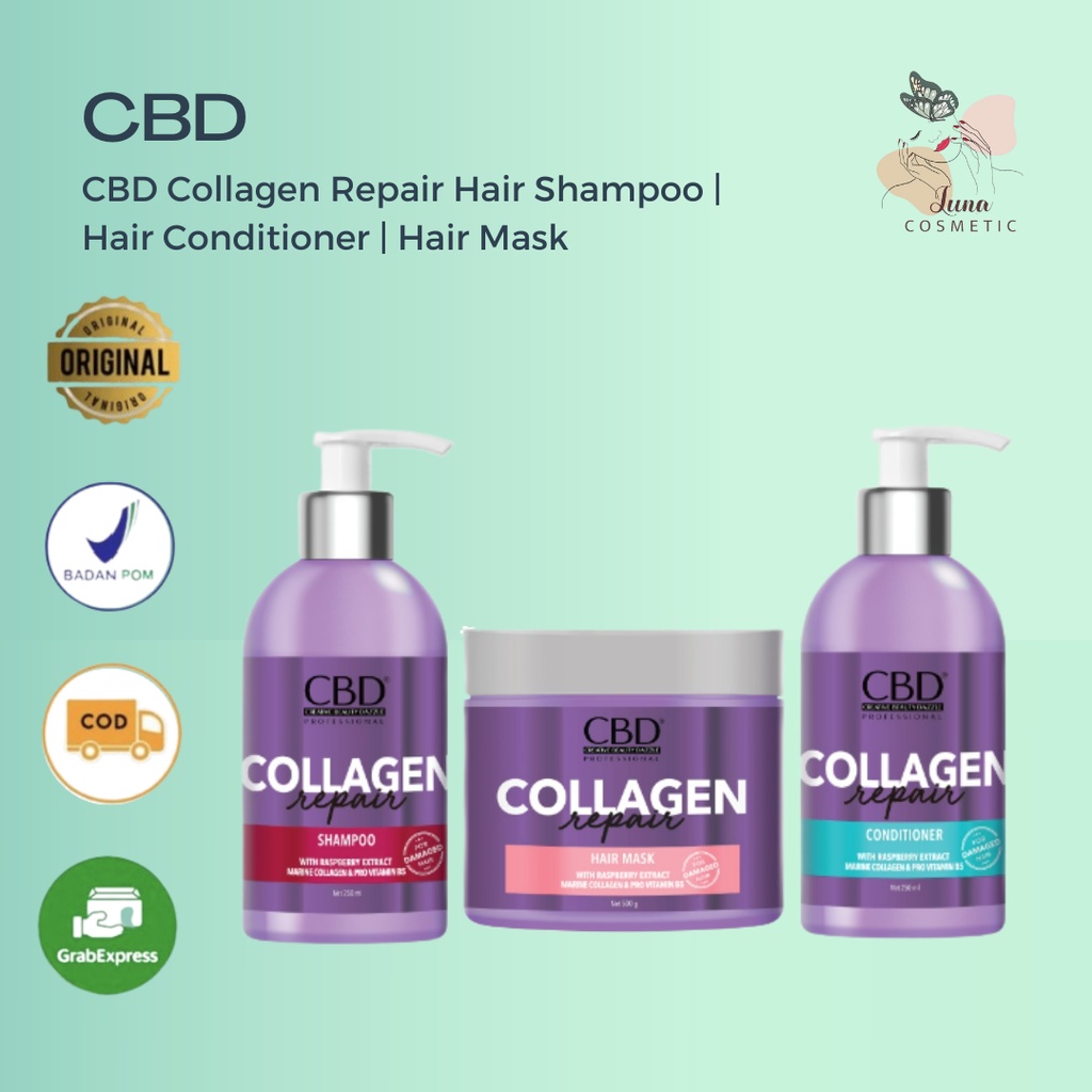 Jual CBD Collagen Repair Series | Hair Shampoo | Hair Conditioner ...