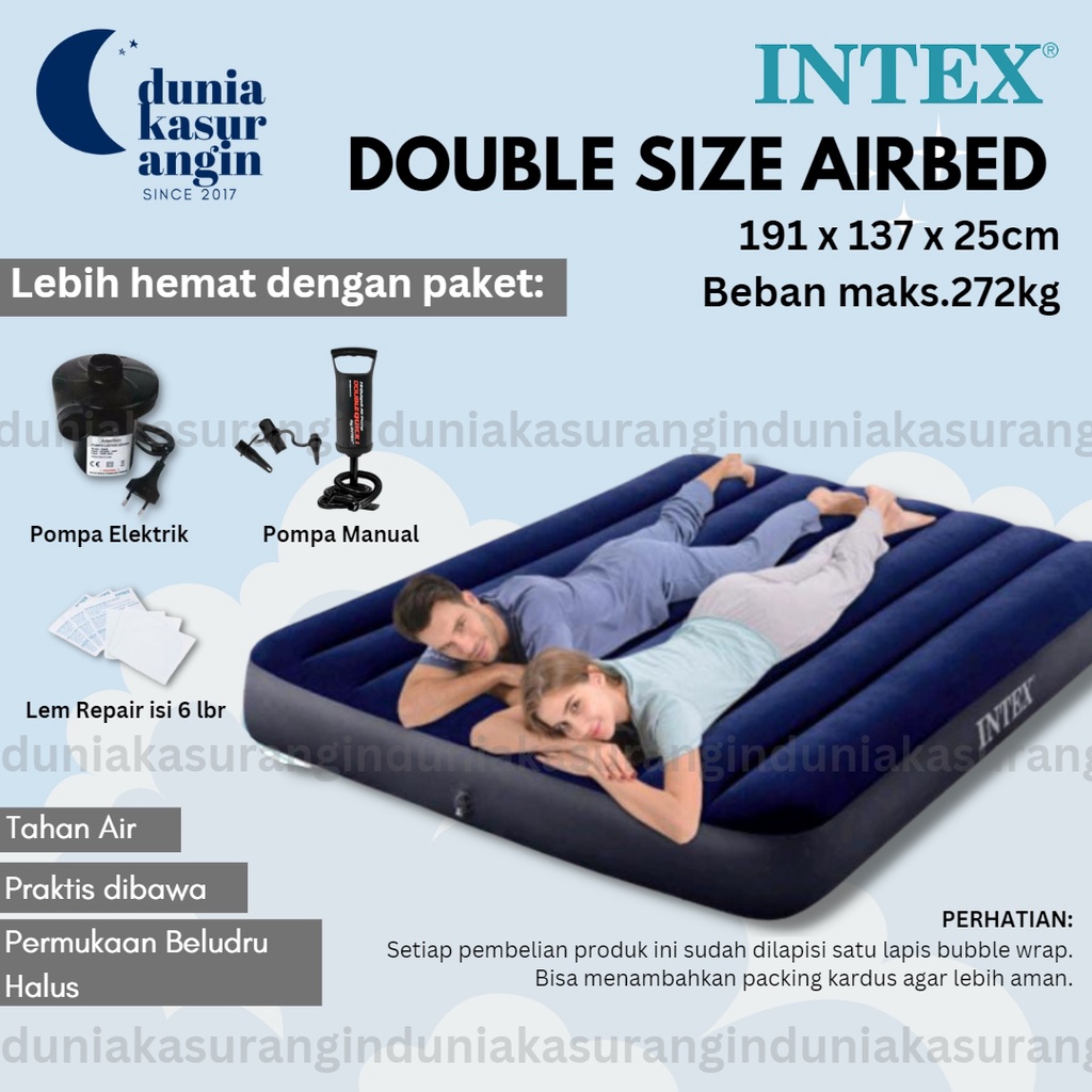 Jual DuniaKasurAngin - Kasur Angin INTEX Durabeam Double Size / Intex ...