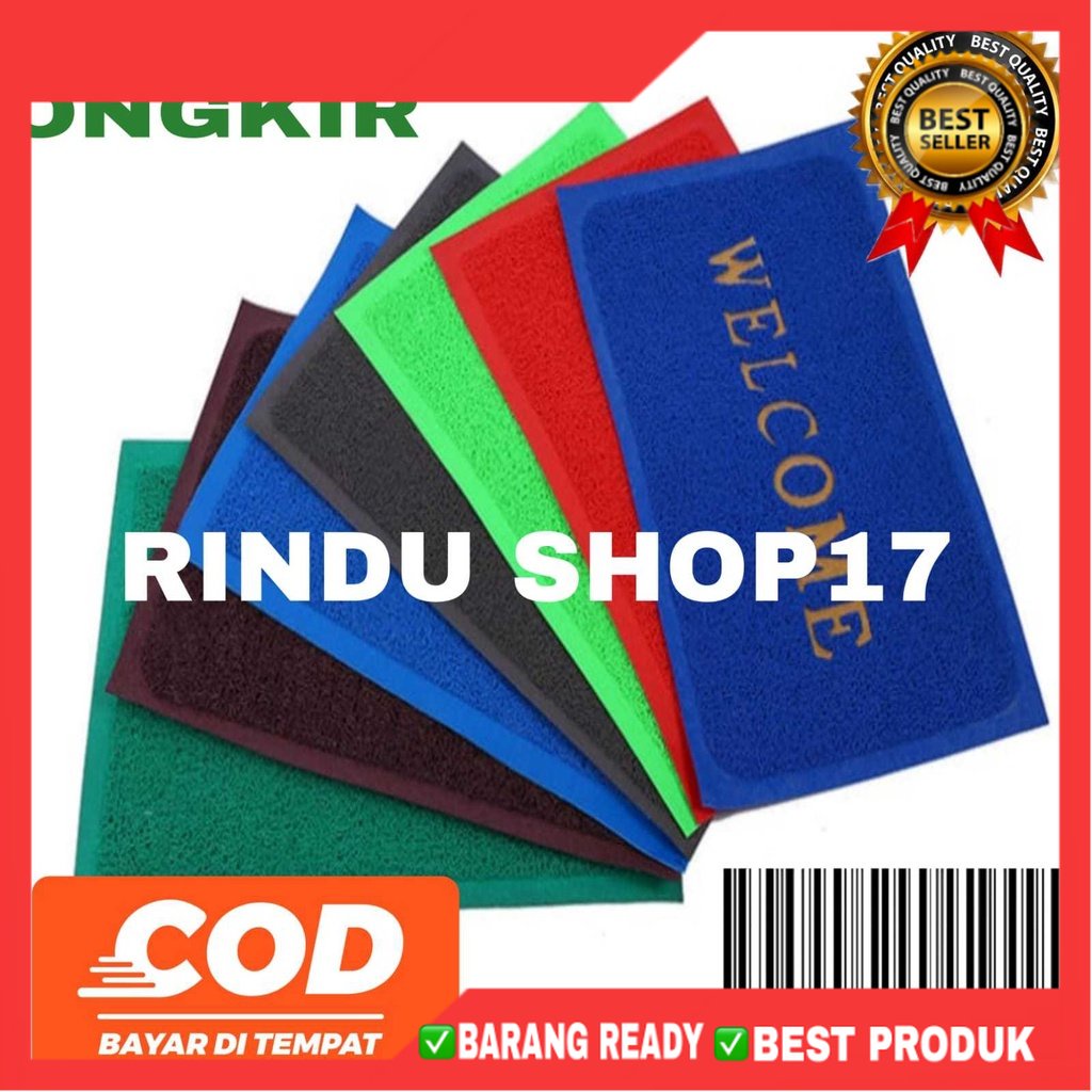 Jual keset welcome / keset kaki bahan karet | Shopee Indonesia
