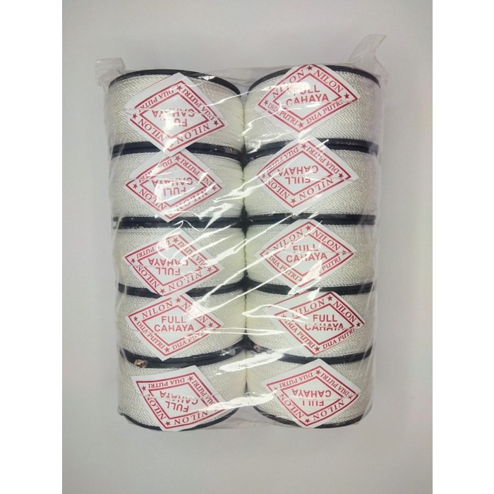 Jual BENANG NYLON PUTIH - TALI NILON 1 PCS | Shopee Indonesia