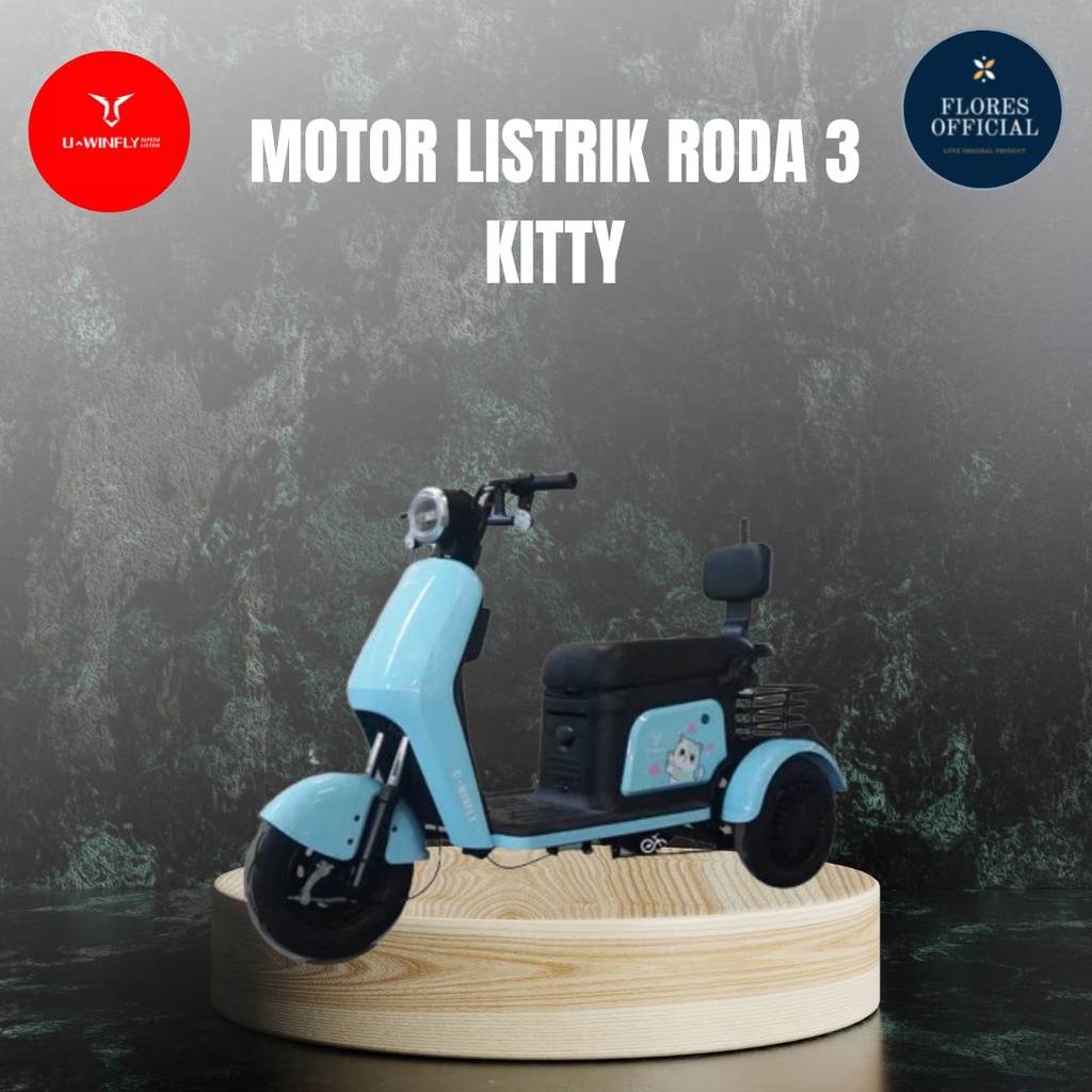Jual SEPEDA LISTRIK SEPEDA MOTOR LISTRIK RODA 3 KITTY UWINFLY KITI ...