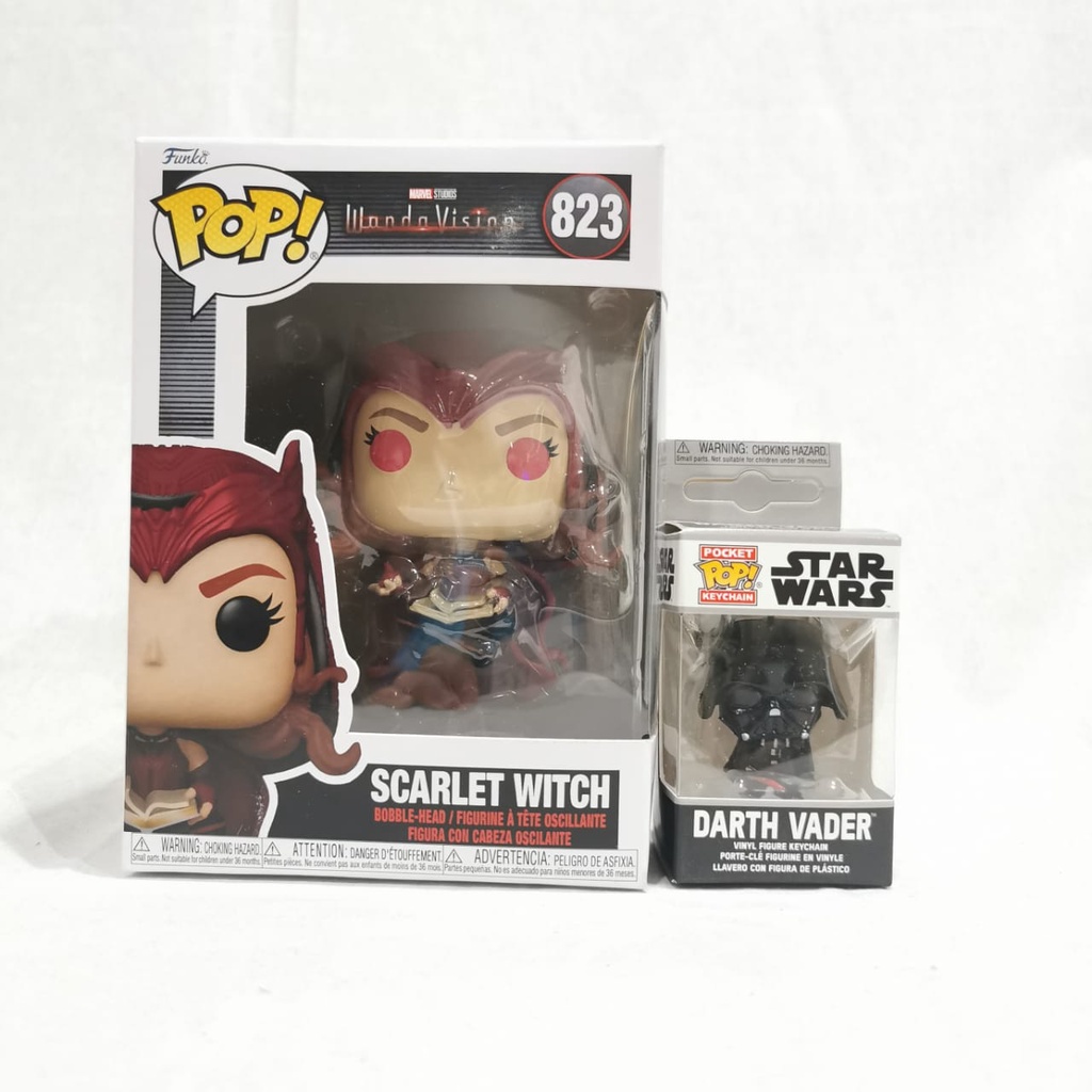 Jual ACTION FIGURE FUNKO POP HEROES 823 SCARLET WITCH RED EYES WANDA ...
