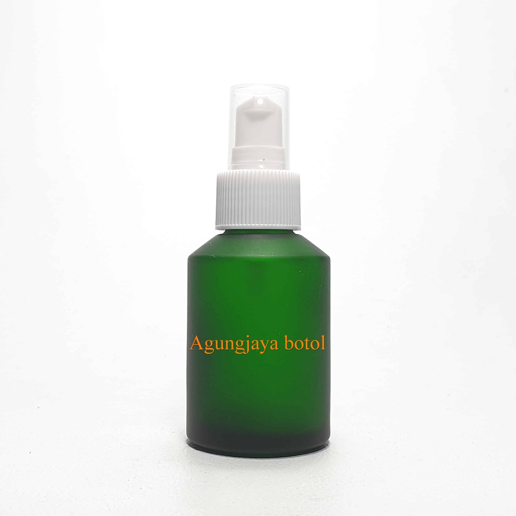 Jual Botol Kaca GD 60 Ml Hijau Frosted Tutup Pump Treatment / Botol ... Jual Botol Kaca GD 60 Ml Hijau Frosted Tutup Pump Treatment / Botol ...