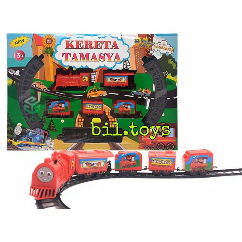 Jual Mainan Permainan Kereta Api Rel Panjang Dan Lintasan Kado Anak ...