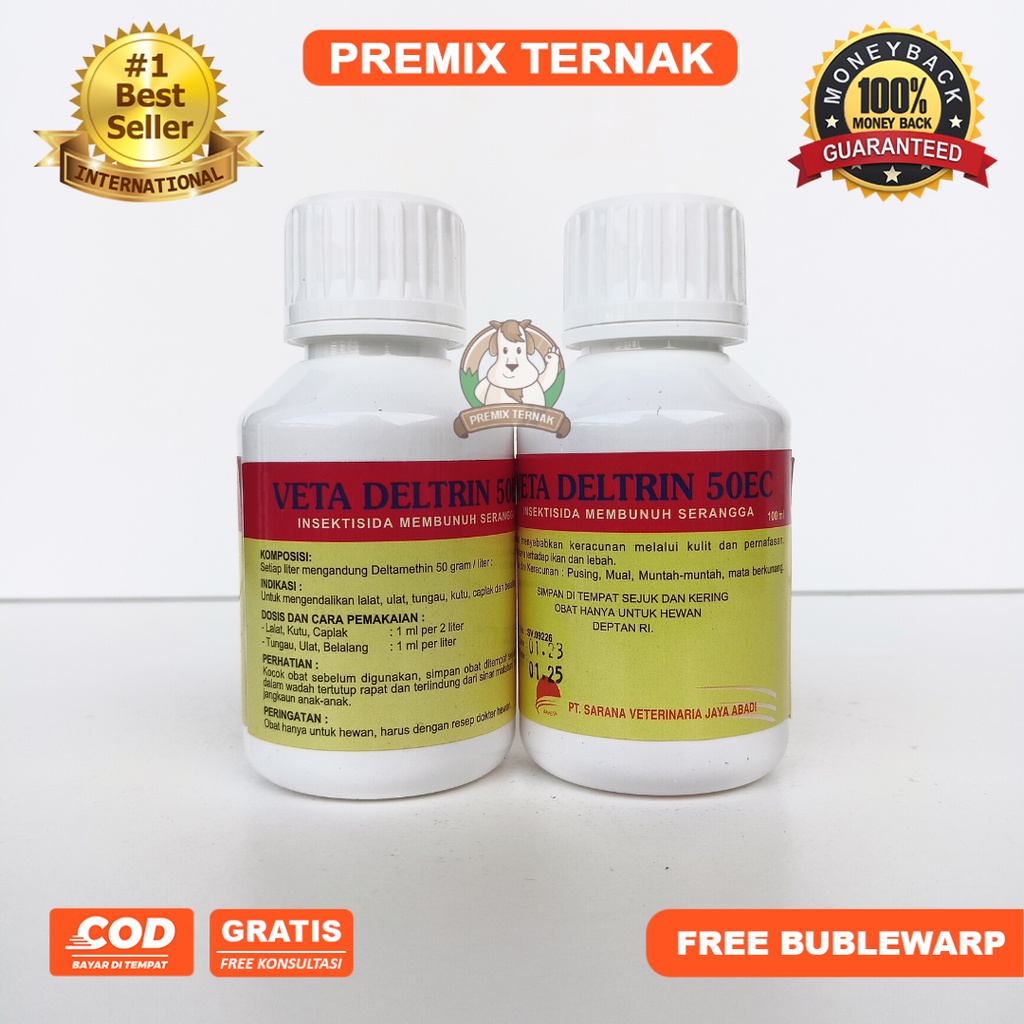 Jual VETA DELTRIN 100 Ml - Obat pembasmi lalat dan larva lalat serta ...