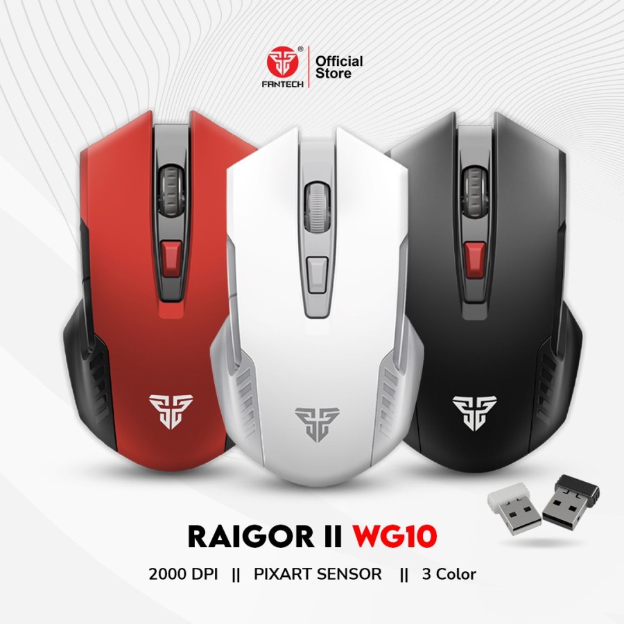Jual Fantech RAIGOR II WG10 Mouse Wireless Gaming | Shopee Indonesia