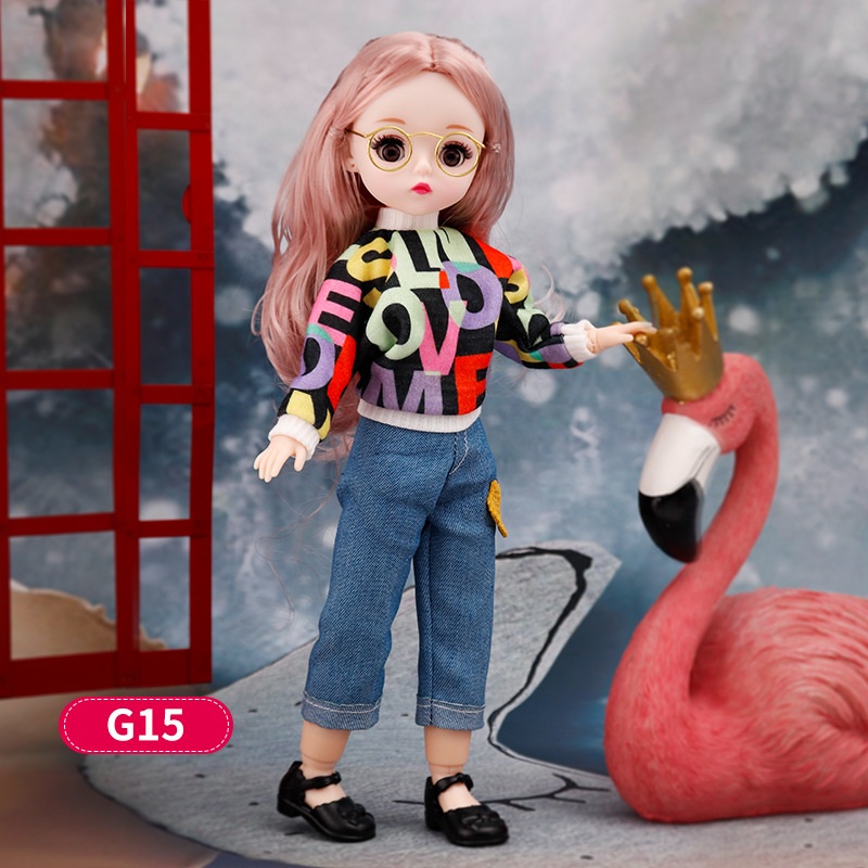 Jual Mainan Anak Perempuan Boneka BJD Doll Cute DIY Girls Gift Princess ...