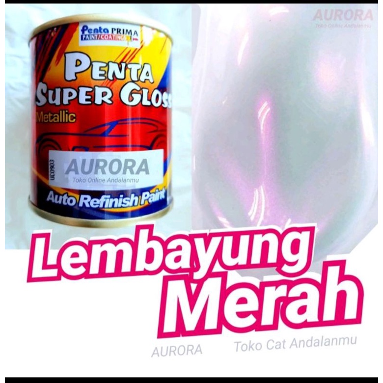 Jual CAT DUCO PENTA SUPER GLOSS NC MUTIARA PUTIH/BIRU/HIJAU/MERAH/ GOLD /LEMBAYUNG UNGU - 200 ...