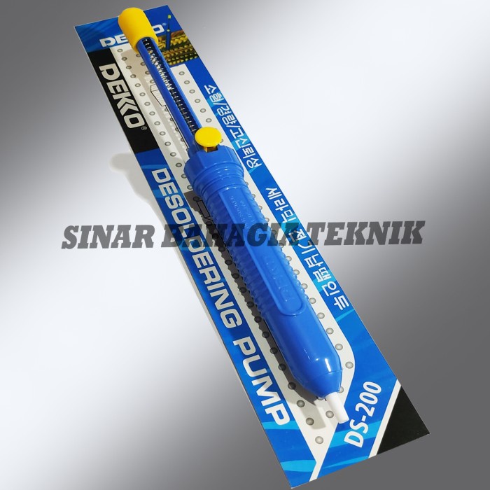 Jual DEKKO KOREA ALAT SEDOT TIMAH DS200 / PENYEDOT PENGHISAP TENOL DS ...