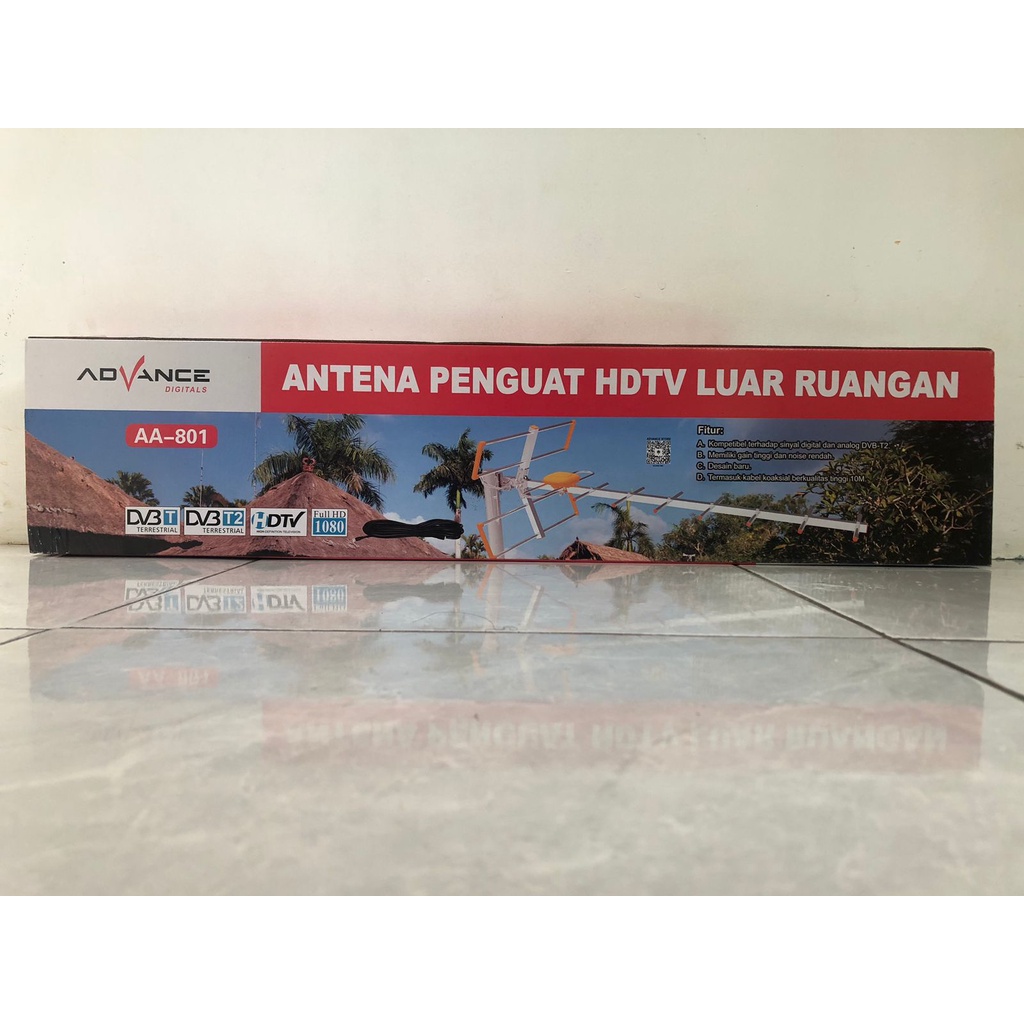 Jual Antena Penguat HDTV Luar Ruangan Advance - Antena Analog Digital ...