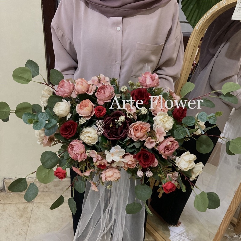 Jual Dekorasi Bunga Mobil Pengantin Rustic Autumn Colors Wedding Car ...