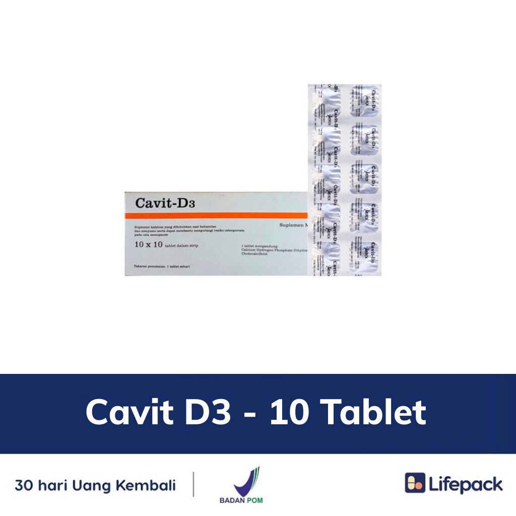 Jual Cavit D3 - 10 Tablet - LIFEPACK | Shopee Indonesia