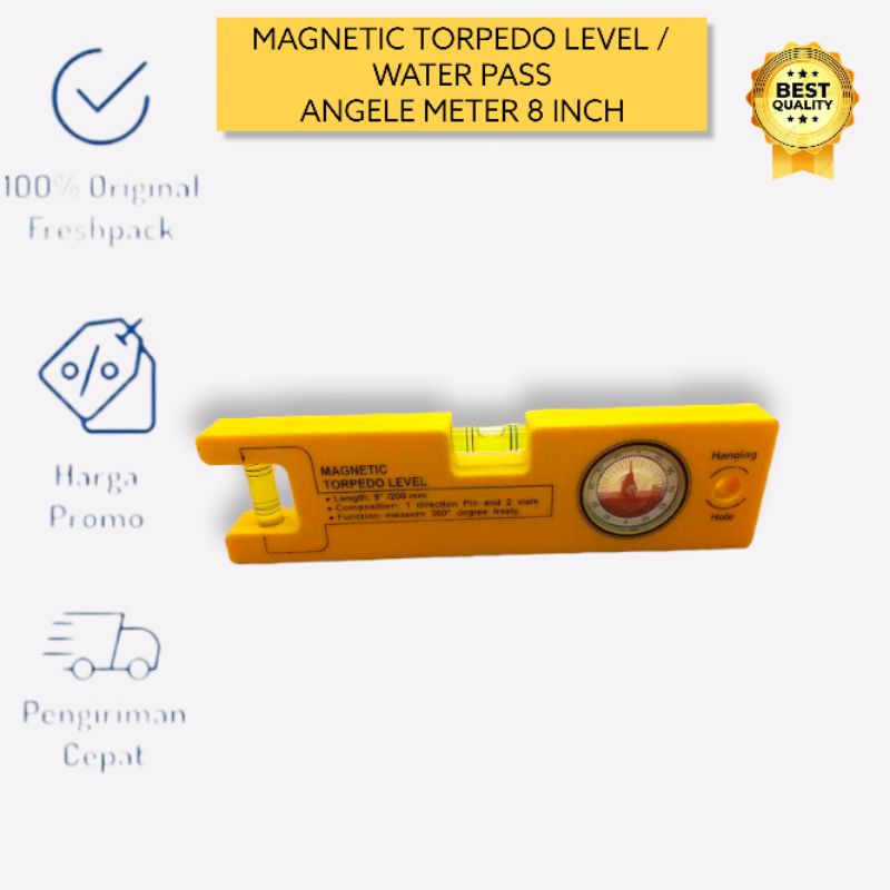 Jual WATERPASS MAGNET TORPEDO LEVEL 20 CM BUSUR DRAJAT KEMIRINGAN ...