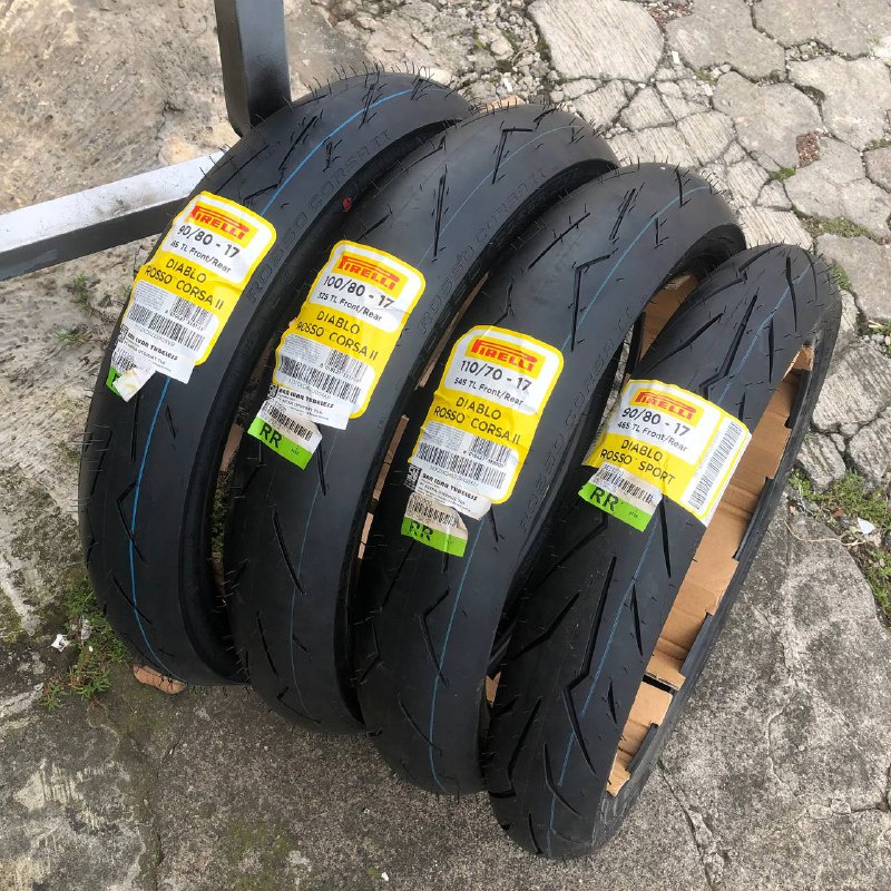 Jual Ban Pirelli Diablo Rosso Corsa II 90/80 100/80 110/70 Diablo Rosso ...