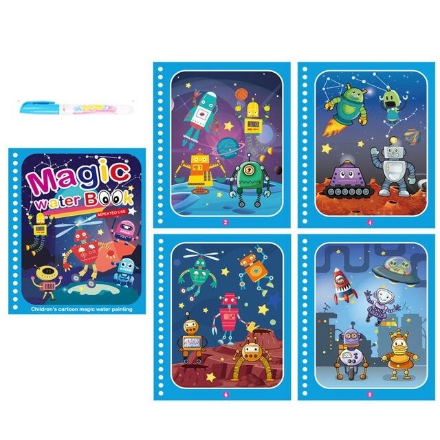 Jual Buku Gambar Anak Melukis dan Mewarnai Magic Water Book | Shopee ...