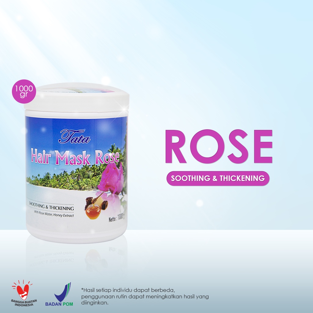 Jual Tata Hair Mask Rose 1kg (Kemasan Salon) Perawatan Rambut Rusak ...