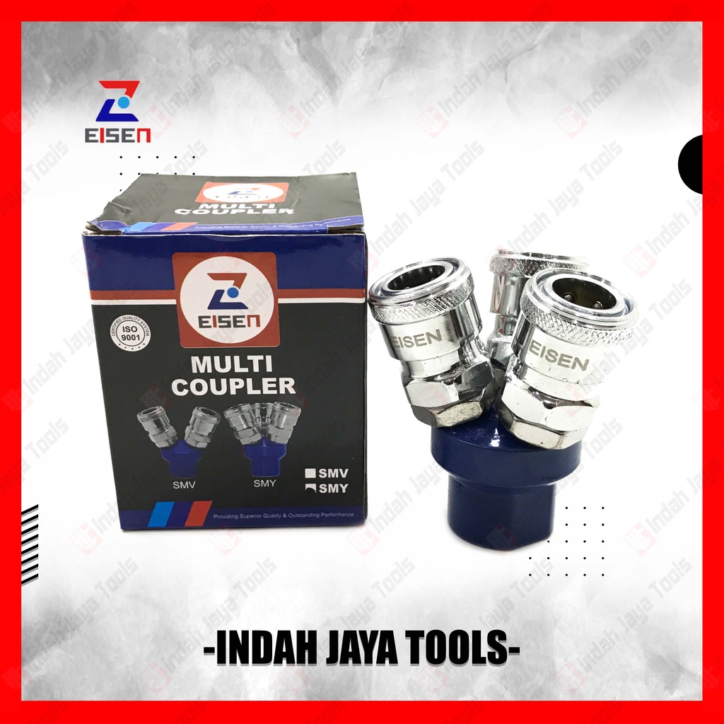 Jual EISEN Quick Coupler Cabang 3 SMY Sambungan Kompresor - Coupling 3 ...