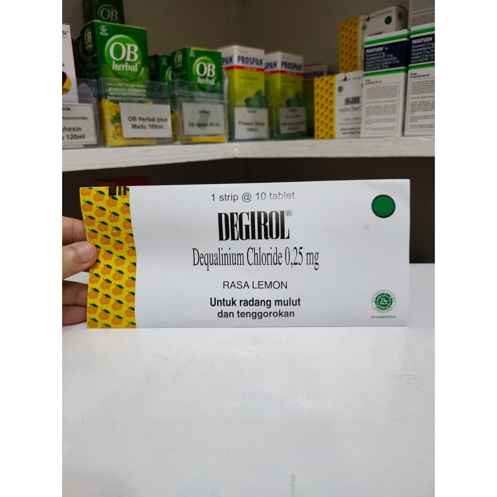 Jual Degirol Strip Isi 10 Tablet Obat Original | Shopee Indonesia