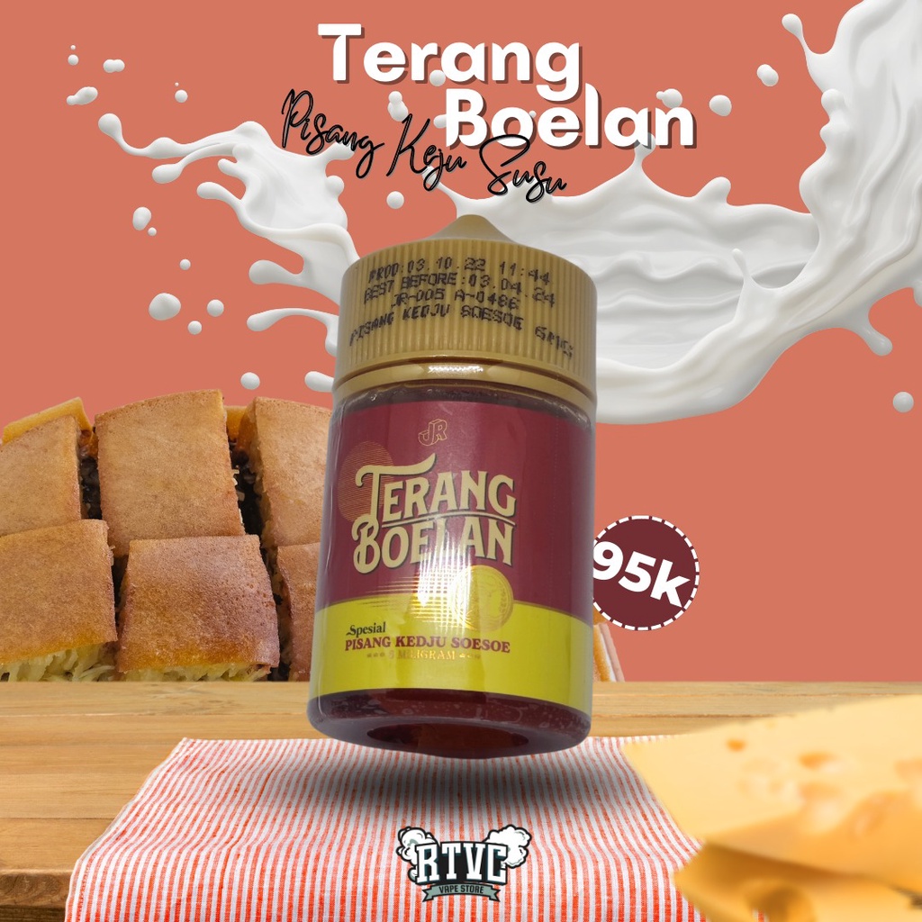 Jual TERANG BOELAN V2 Pisang Kedju Soesoe 60ml by JusRakjat Liquid ...