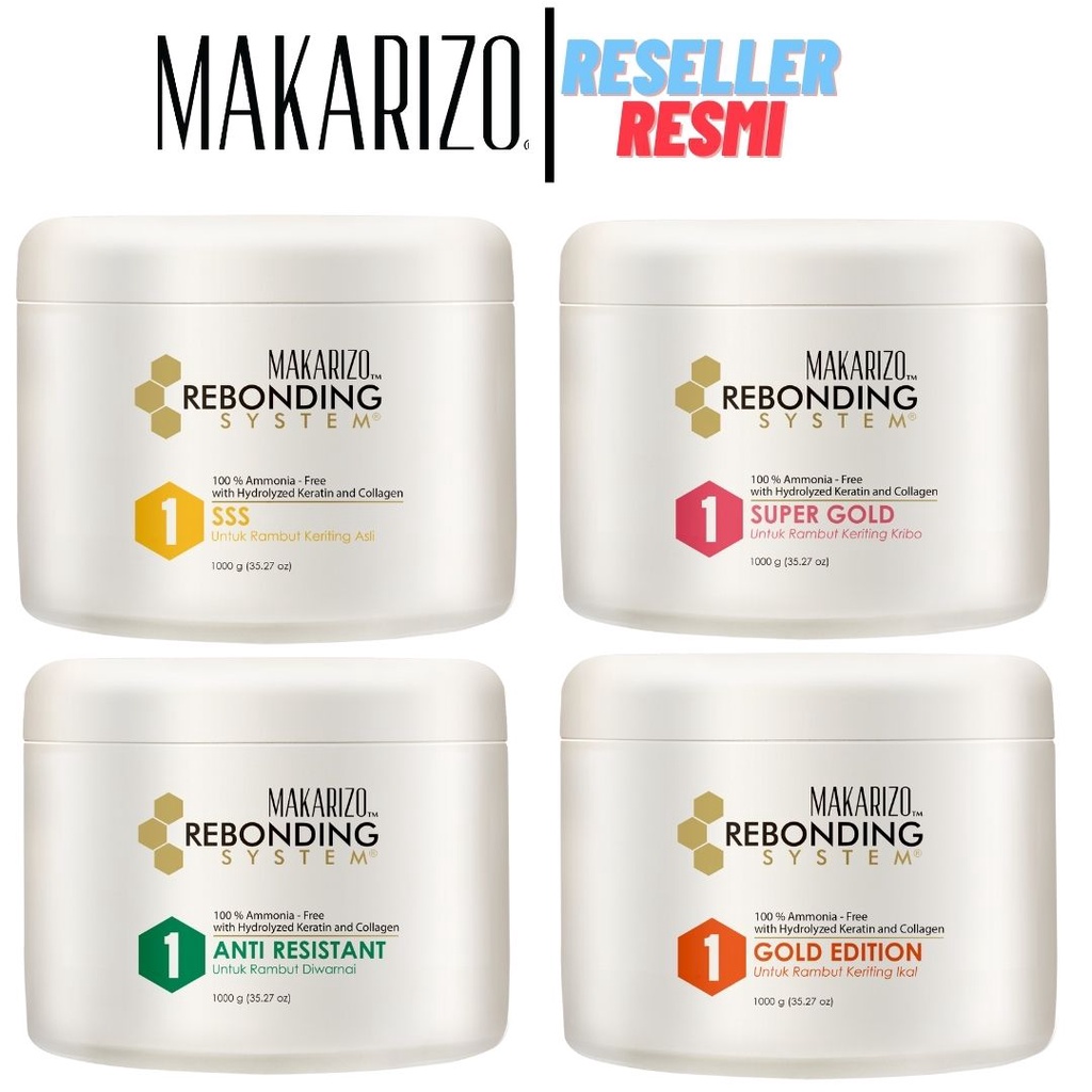 Jual MAKARIZO Rebonding System Bonding 1KG | Shopee Indonesia