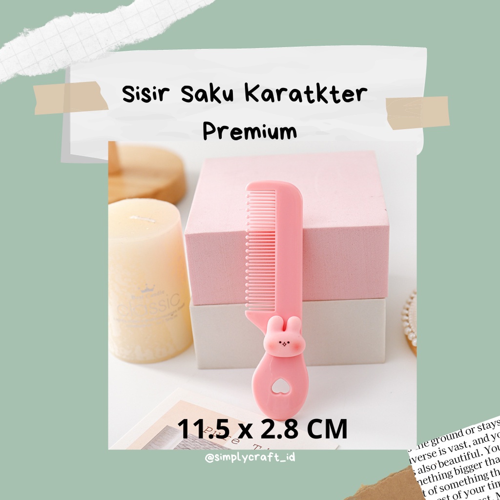 Jual Simply Craft ID - SISIR FANCY KARAKTER / SISIR RAMBUT KARAKTER ...