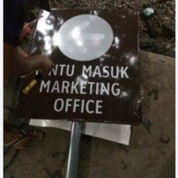 Jual custom ukuran gambar rambu lalu lintas parkir tiang sign board ...