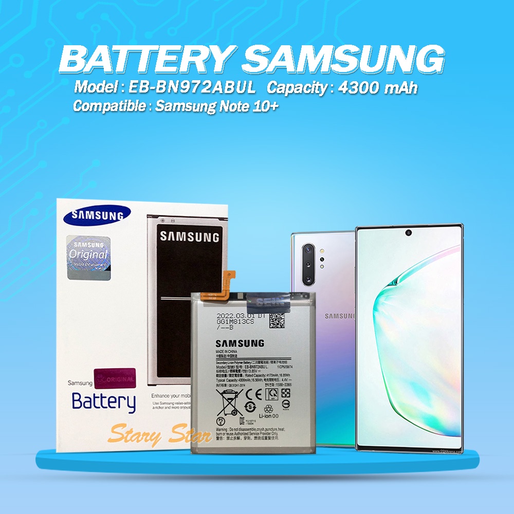 Jual Baterai Samsung Note 10+ / Note 10 Plus 4300mAh Battery Original ...