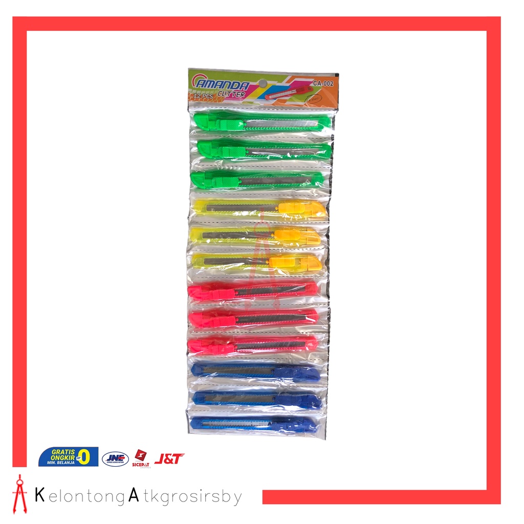 Jual Pisau Cutter / Pemotong Renteng Bening Kecil | Shopee Indonesia