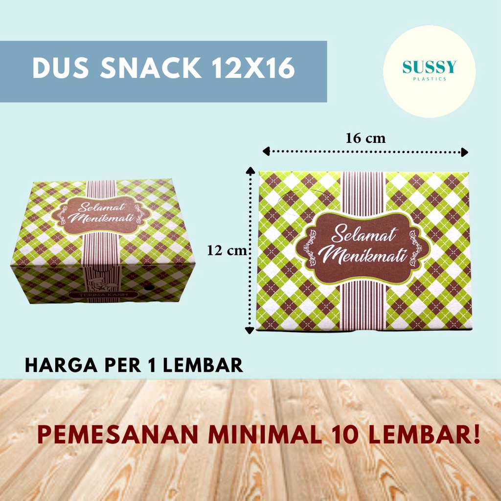 Jual DUS SNACK / DUS GS MOTIF / DUS KUE 12X12 12X14 12X16 18X18 ...