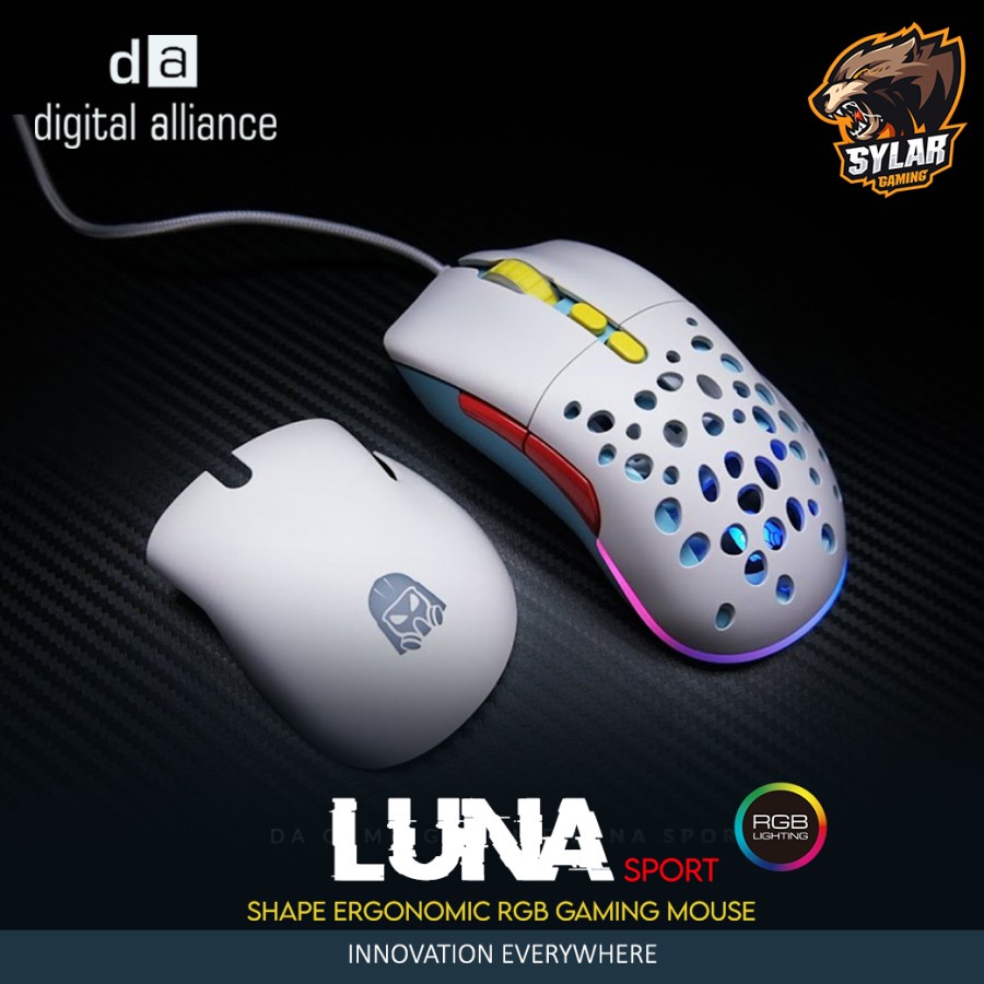 Jual Digital Alliance Luna Sport RGB Gaming Mouse | Shopee Indonesia