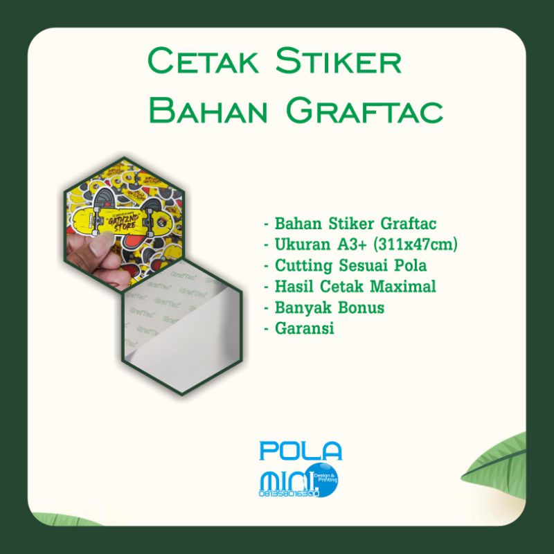 Jual STIKER CUSTOM BAHAN GRAFTAC FREE CUTTING | Shopee Indonesia