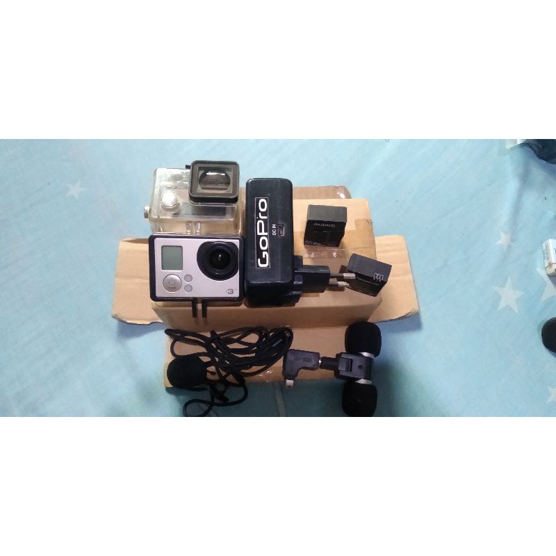 Jual Action cam GOPRO HERO3+ Second original full set bekas pemakaian ...