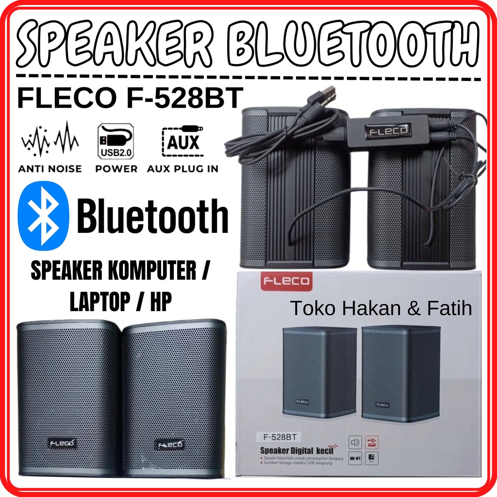 Jual speaker laptop super bass gaming Multimedia Stereo Speaker Spiker ...