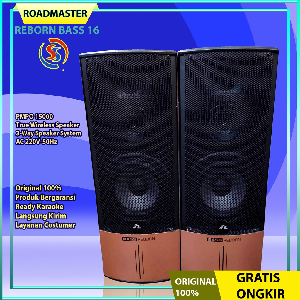 Jual SPEAKER AKTIF ROADMASTER BLUETOOTH BASS 16 REBORN KARAOKE | Shopee Indonesia