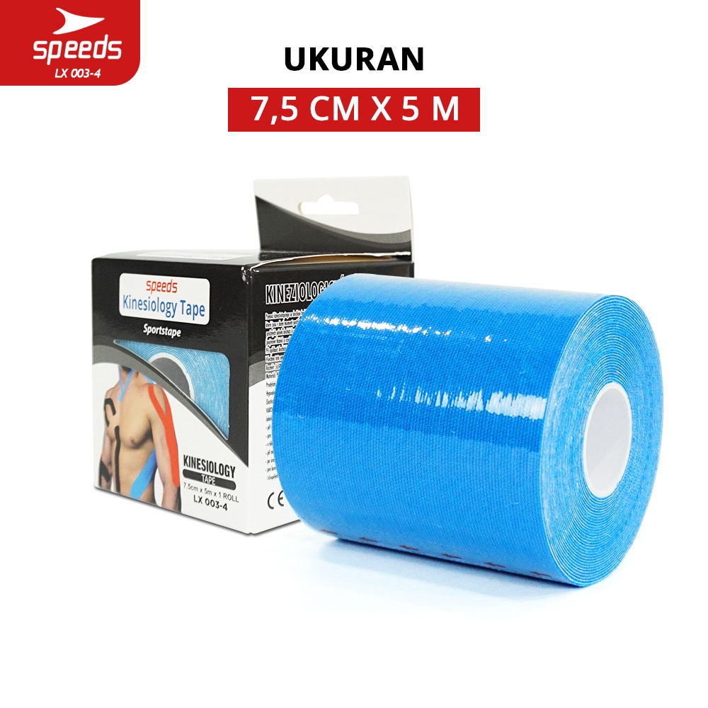 Jual SPEEDS Kanesio Tape / Tapping / Kinesiology Tape 4cm x 5m Pelindung Otot Olahraga Fitness ...