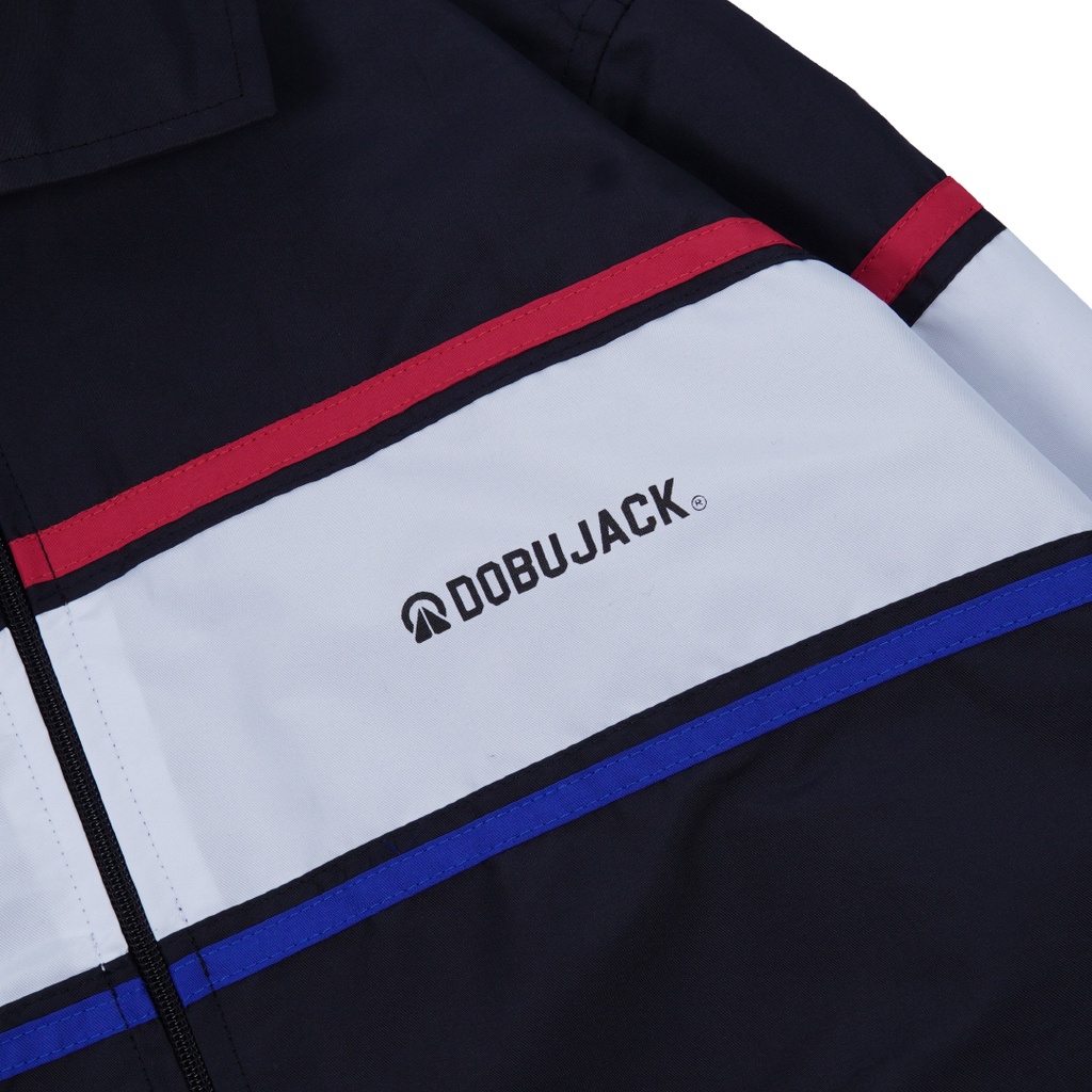 Jual Dobujack Track Suit Jacket Rocky Black Strip White | Shopee Indonesia