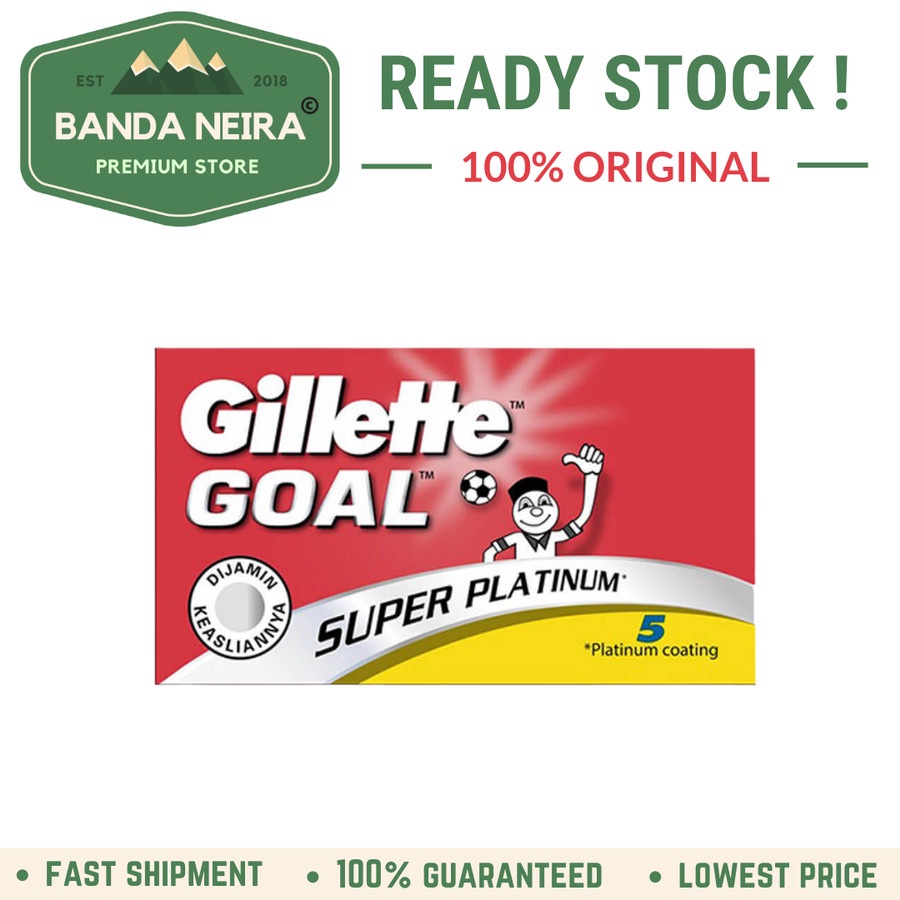 Jual GILLETTE Goal Super Platinum / Silet / Isi Ulang Pisau Cukur ...