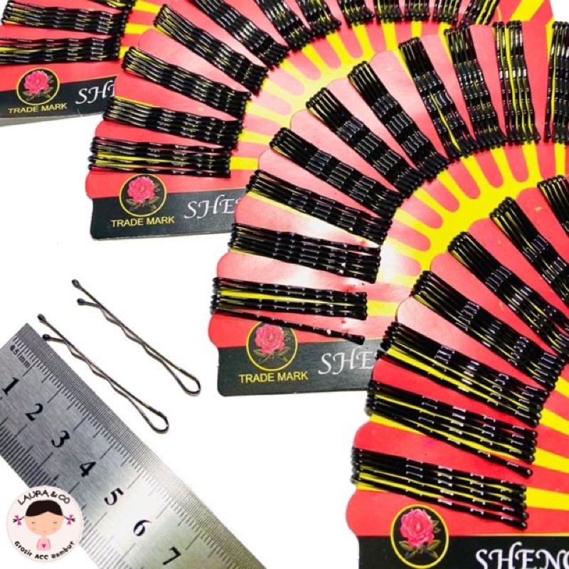 Jual Jepit Biting jepit lidi Jiting Besar lidi bob pins singgar hair ...